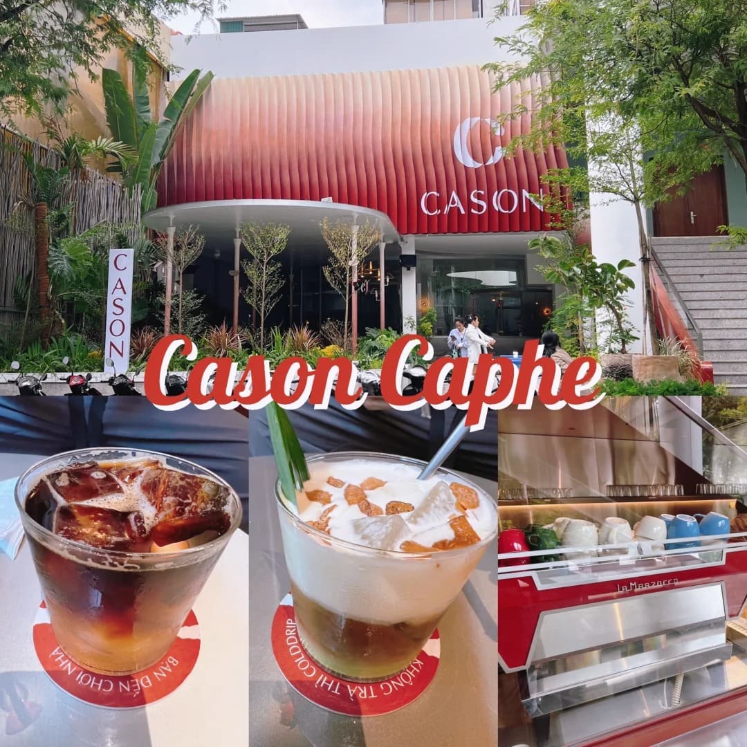 越南胡志明1郡Cason Caphe卡森咖啡廳 - 漫步越南